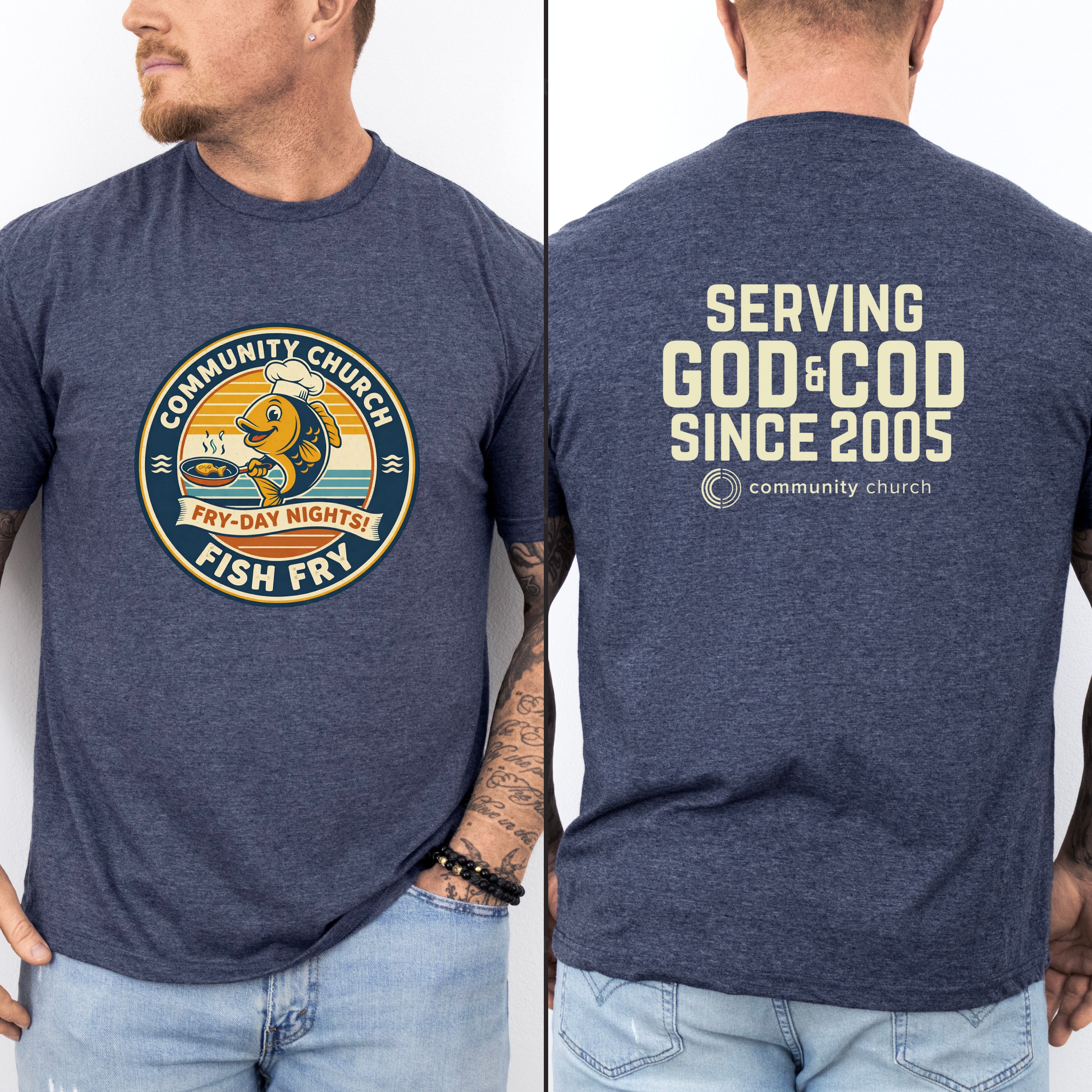 Community Church 2026 Fish Fry T-Shirt (Youth & Adult) – MB Apparel & More