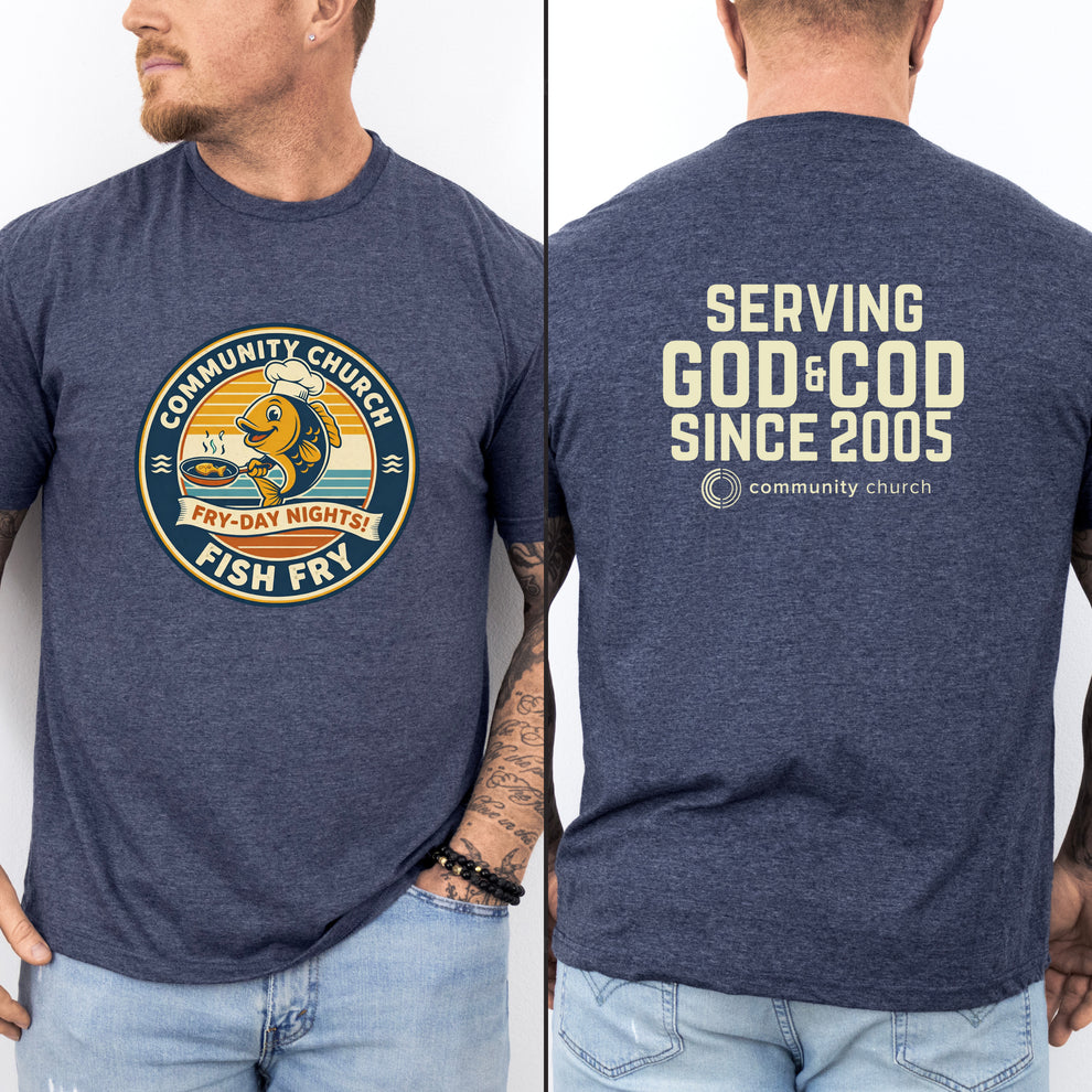 Community Church 2026 Fish Fry T-Shirt (Youth & Adult) – MB Apparel & More
