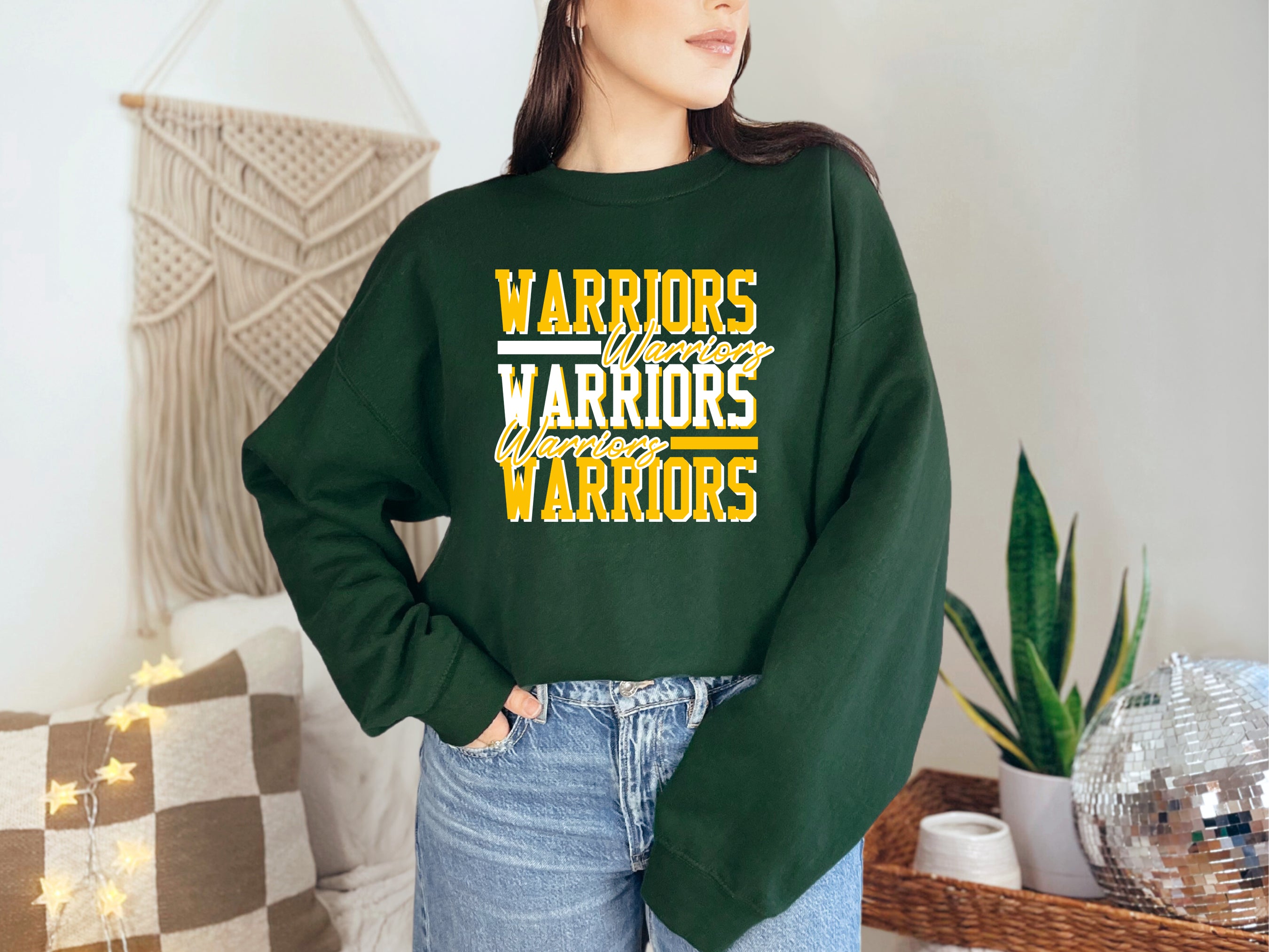 Warriors Warriors Warriors - Adult Crew Sweatshirt – MB Apparel & More