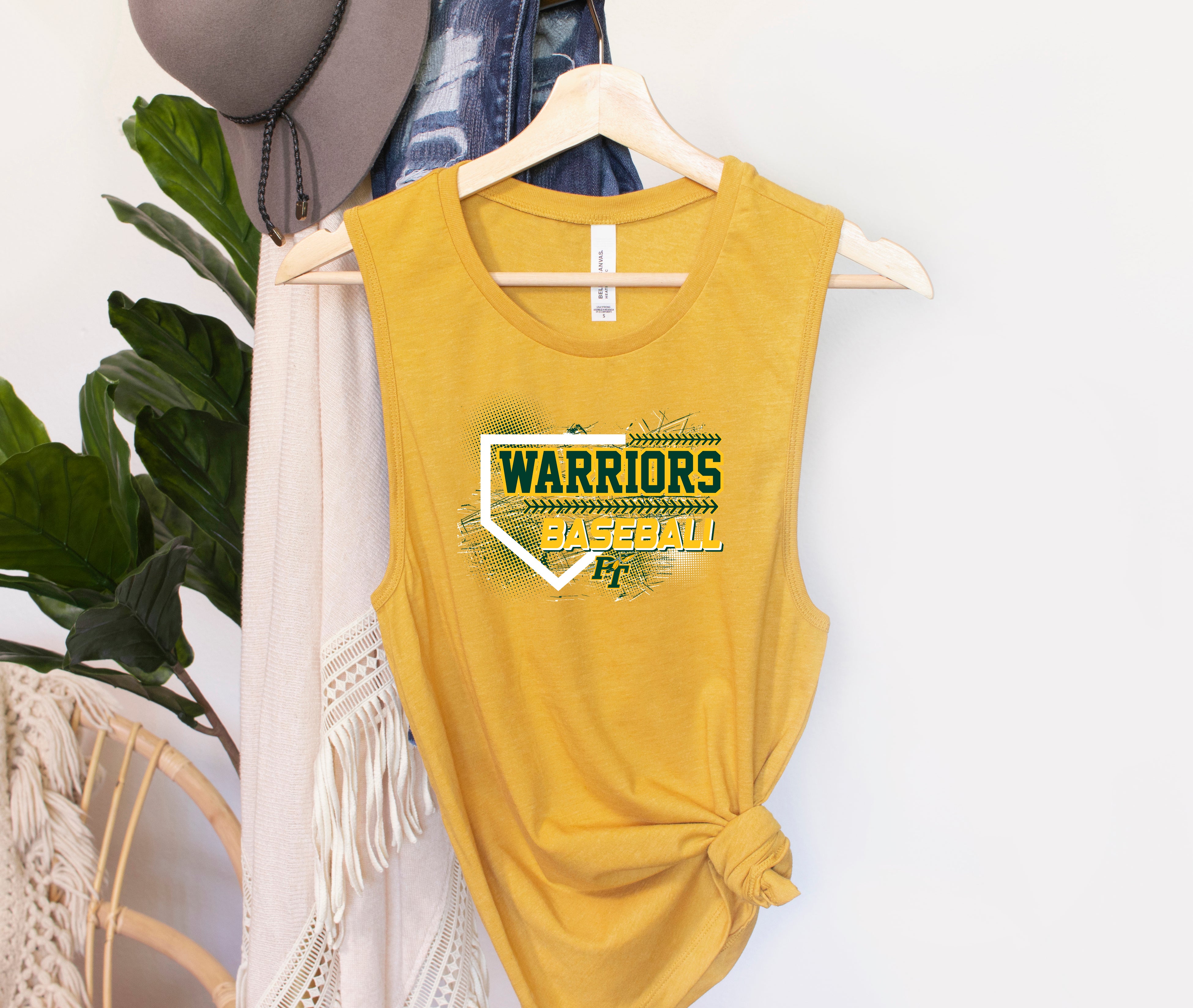 Warriors Baseball 2 - Muscle Tank – MB Apparel & More