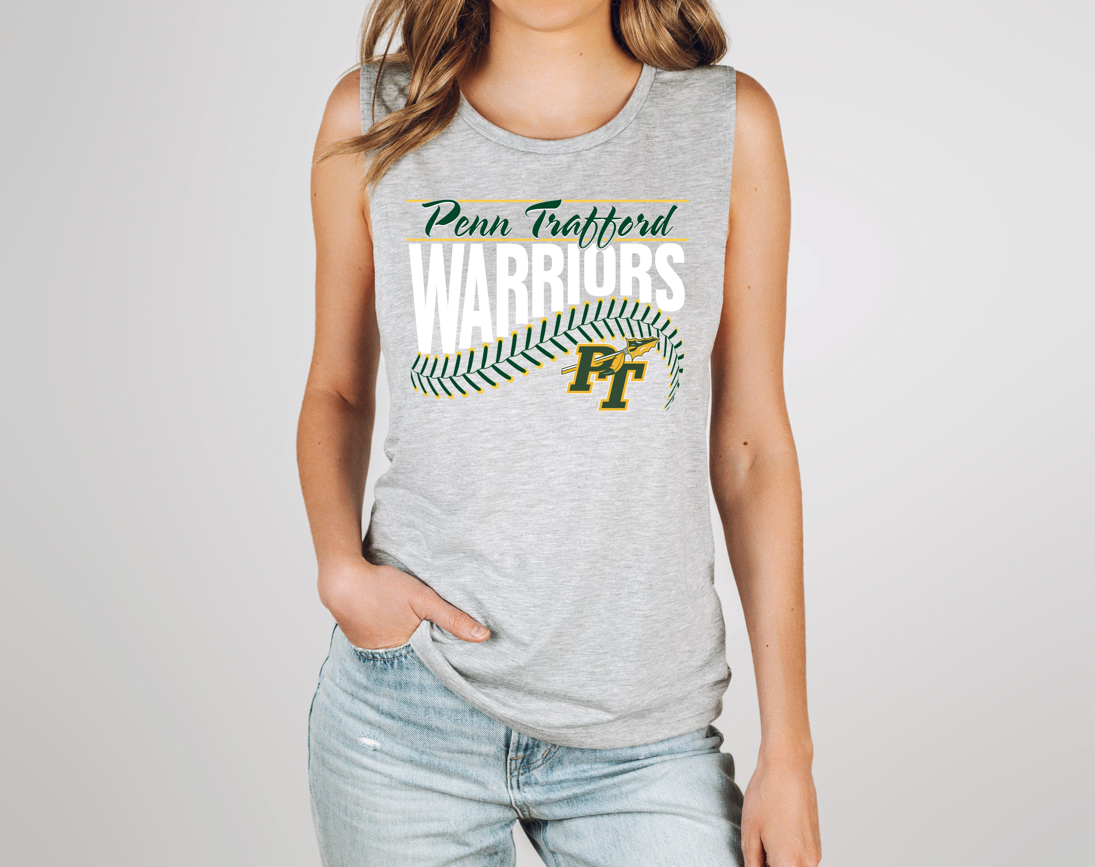 Warriors Baseball Stitch - Muscle Tank – MB Apparel & More
